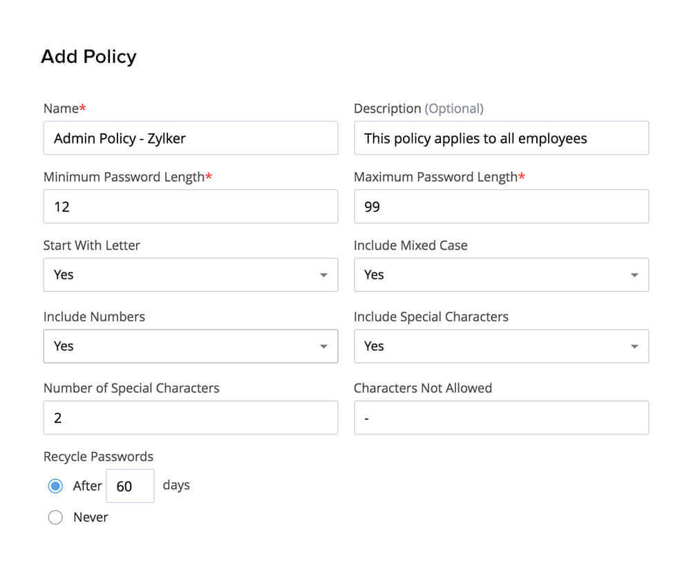 Zoho Vault Password Manager | Zoho Vault Software Resellers